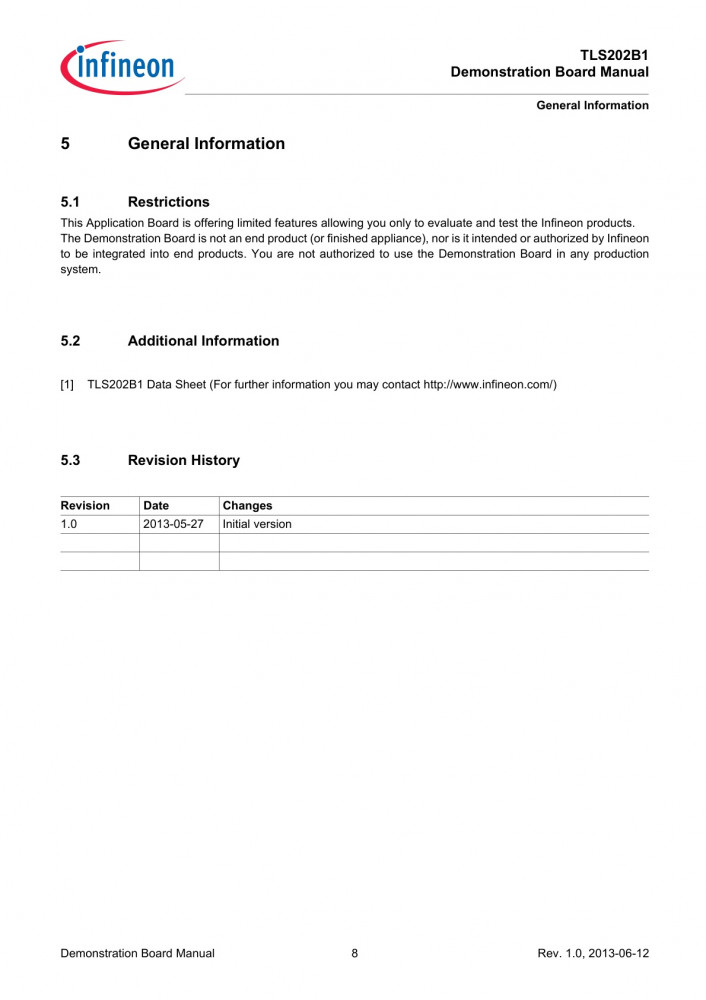 TLS202B1 demonstration board manual page 8