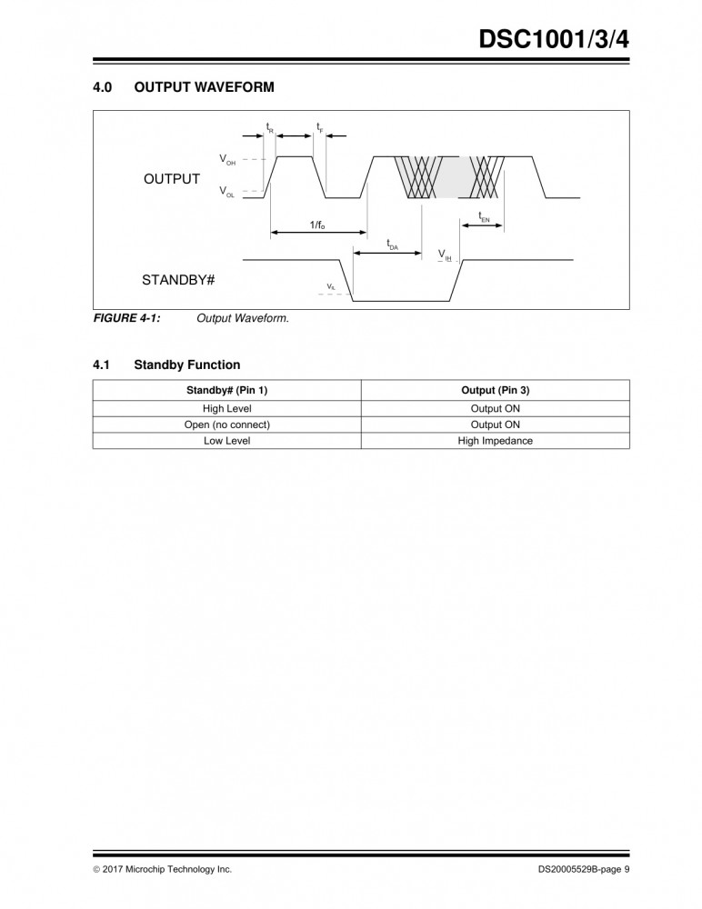 DSC1001 family datasheet page 9