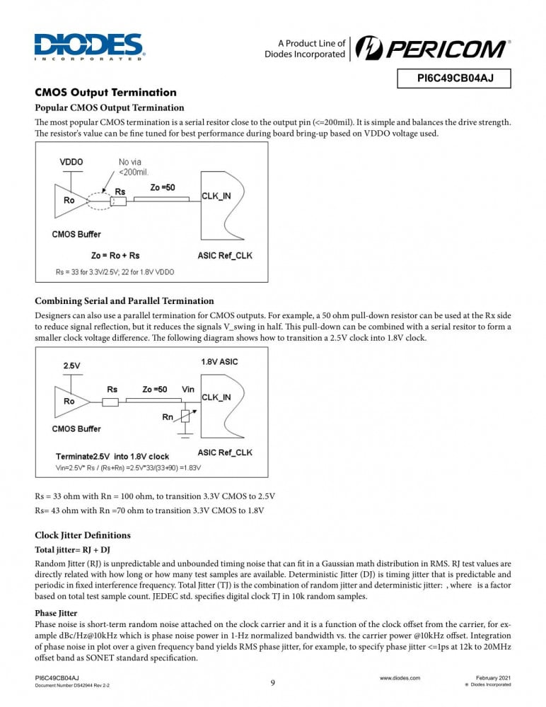 PI6C49CB04AJWEX datasheet page 9