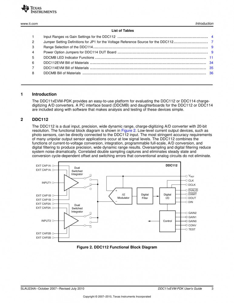 DDC11XEVM-PDK document image, page 3