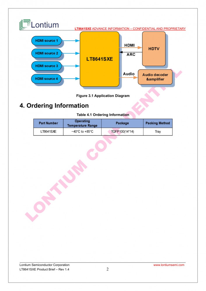 LT8641SXE product document image 2