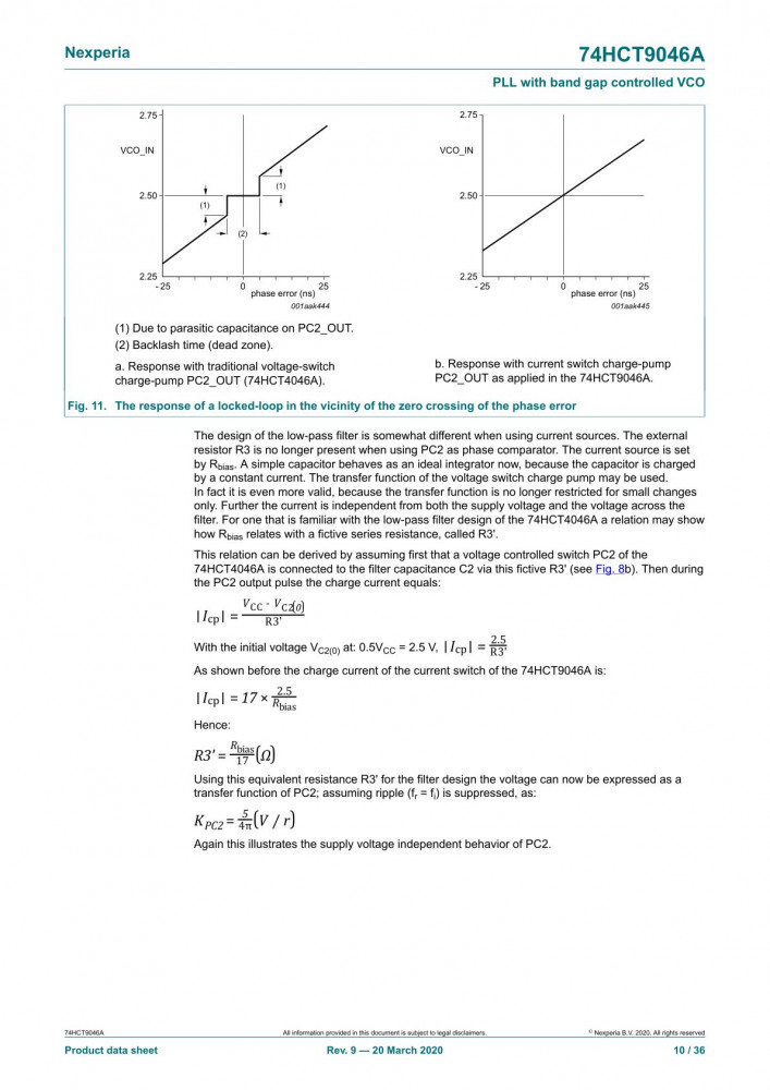 74HCT9046A datasheet page 10