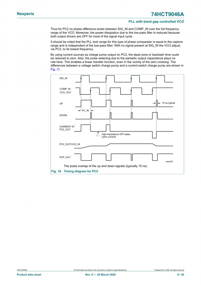 74HCT9046A datasheet page 9