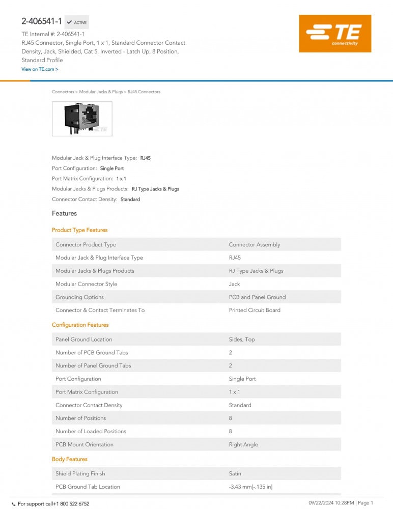 2-406541-1 technical document page 1
