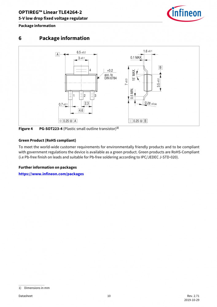 TLE42642GHTSA2 datasheet page 10