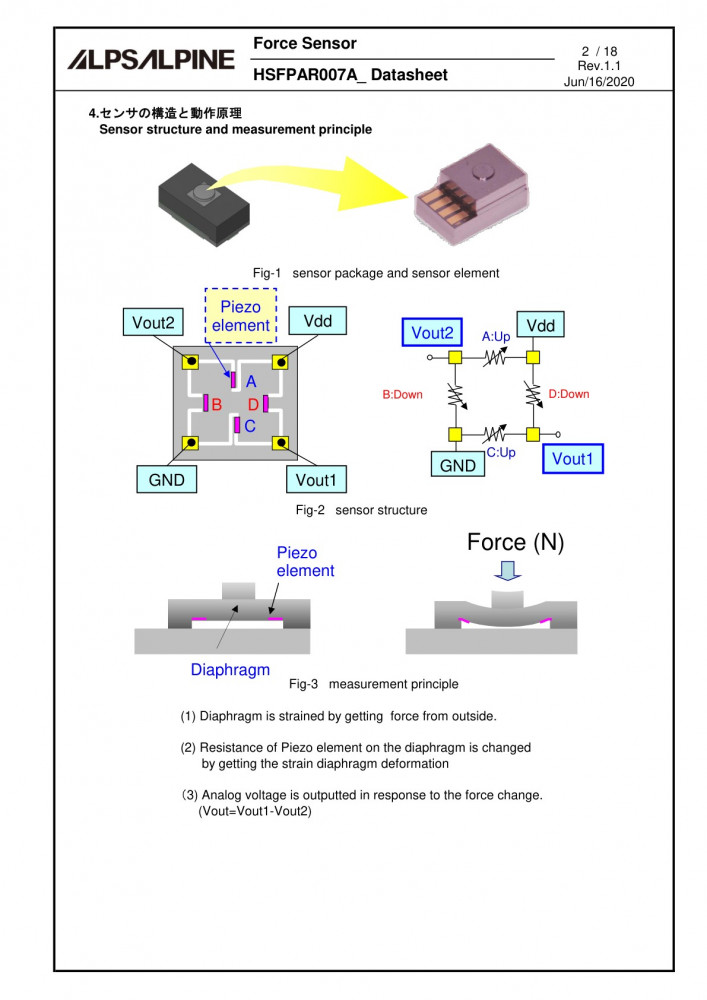 HSFPAR007A datasheet page 2