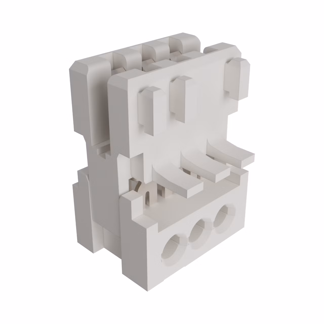 Appli-Mate RAST 2.5 Female Connector, 2.50mm Pitch, 3 Circuits, Positions C Removed, Open Endwalls for sale