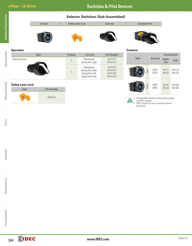 IDEC L6 technical document page 10