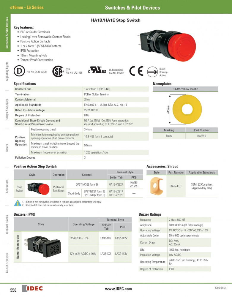 IDEC L6 technical document page 4