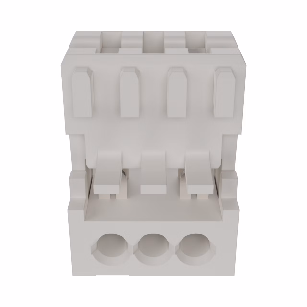 Appli-Mate RAST 2.5 IDT Connector, 5.00mm Pitch, Direct/Indirect, Female, Beaded Terminal, 2 Circuits, All Position Keys, Open Endwalls for sale