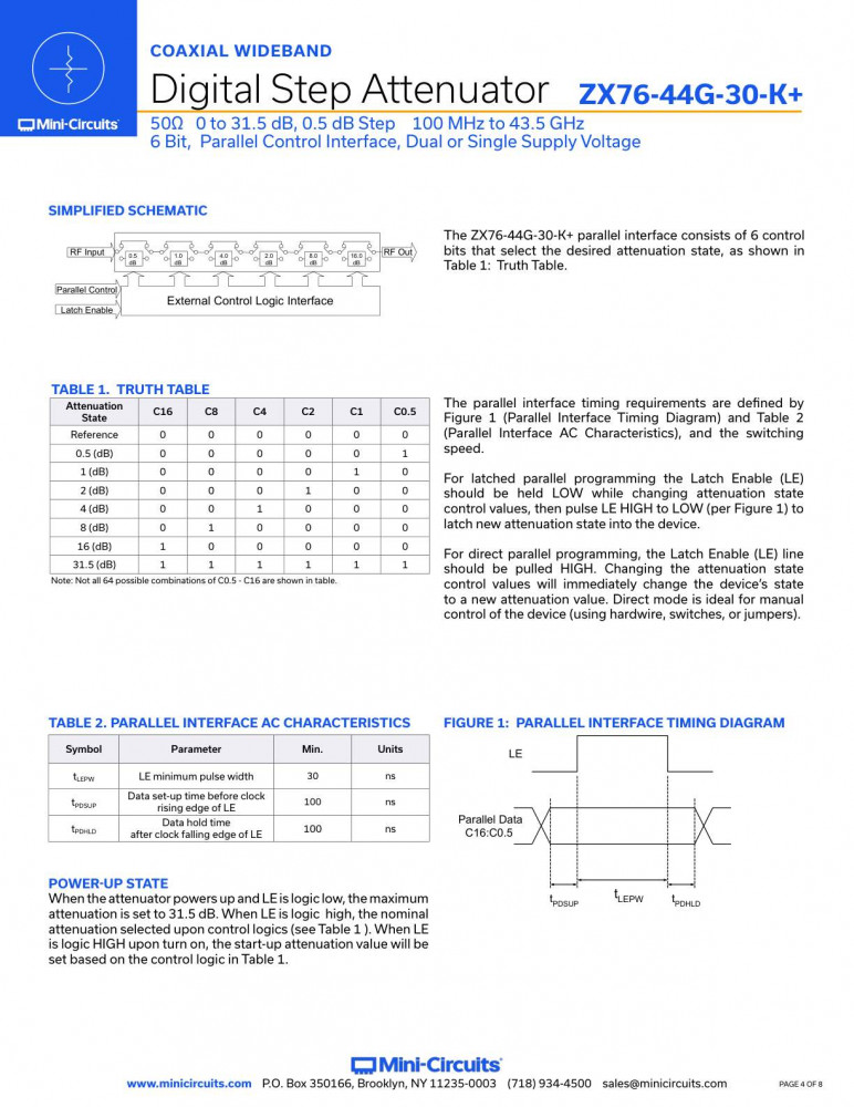 ZX76-44G-30-K+ datasheet page 4