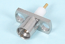 SMP Jack-to-SMP Jack Adapter, Straight, 10.77mm Length, 0.75µm Gold (Au) Plating, Tray, 50 Ohms