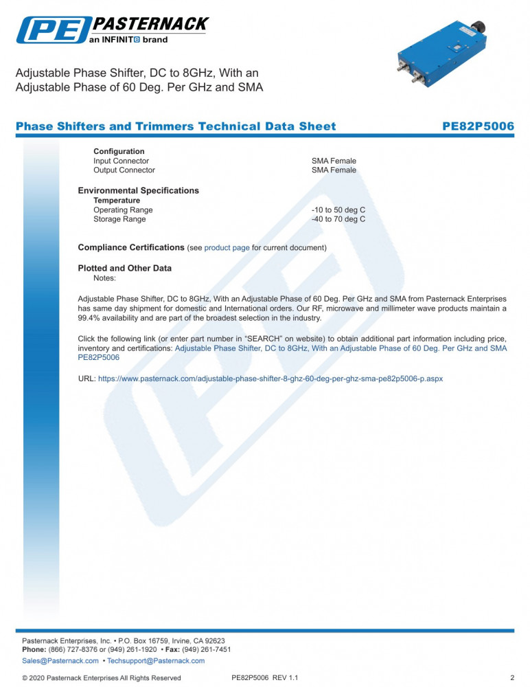 PE82P5006 technical document page 2