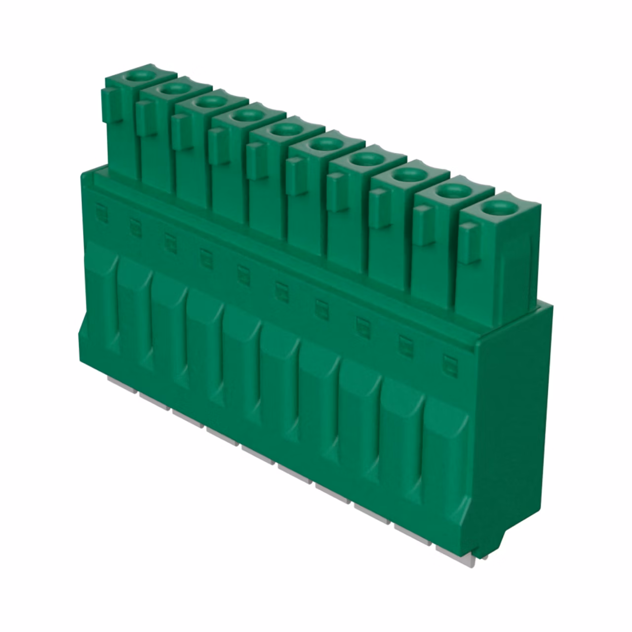 3.81mm Pitch Eurostyle Horizontal Plug, Spring Type, Single Row, 10 Circuits for sale