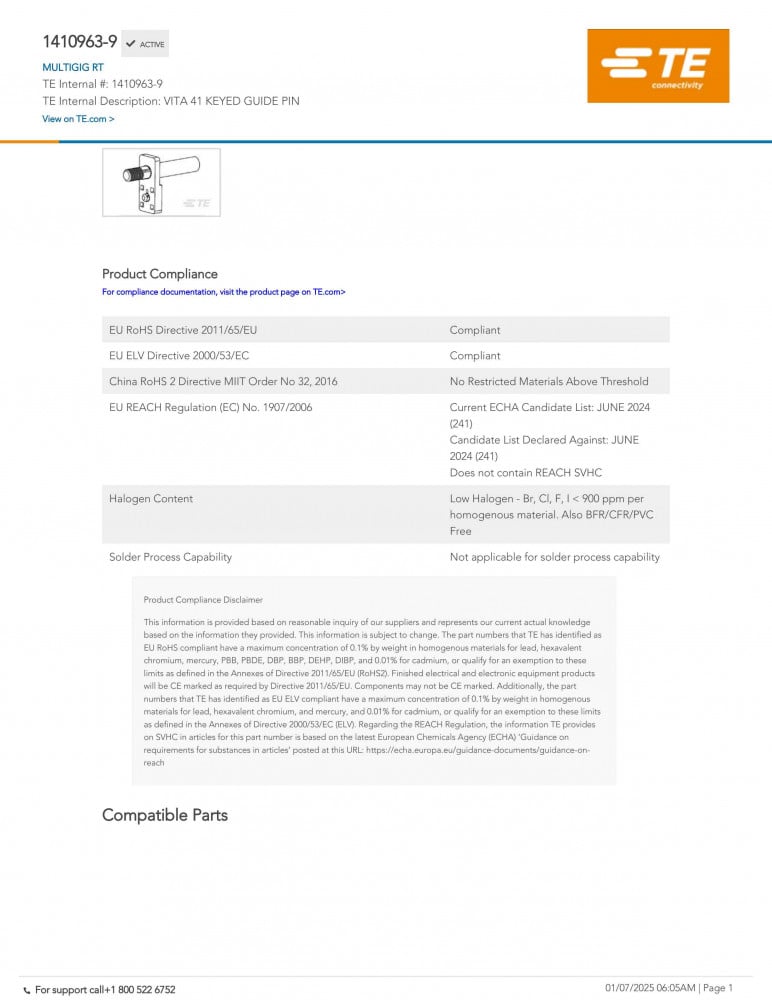 1410963-9 technical document page 1