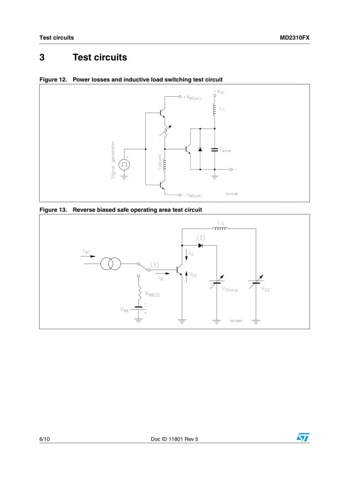 MD2310FX datasheet page 6
