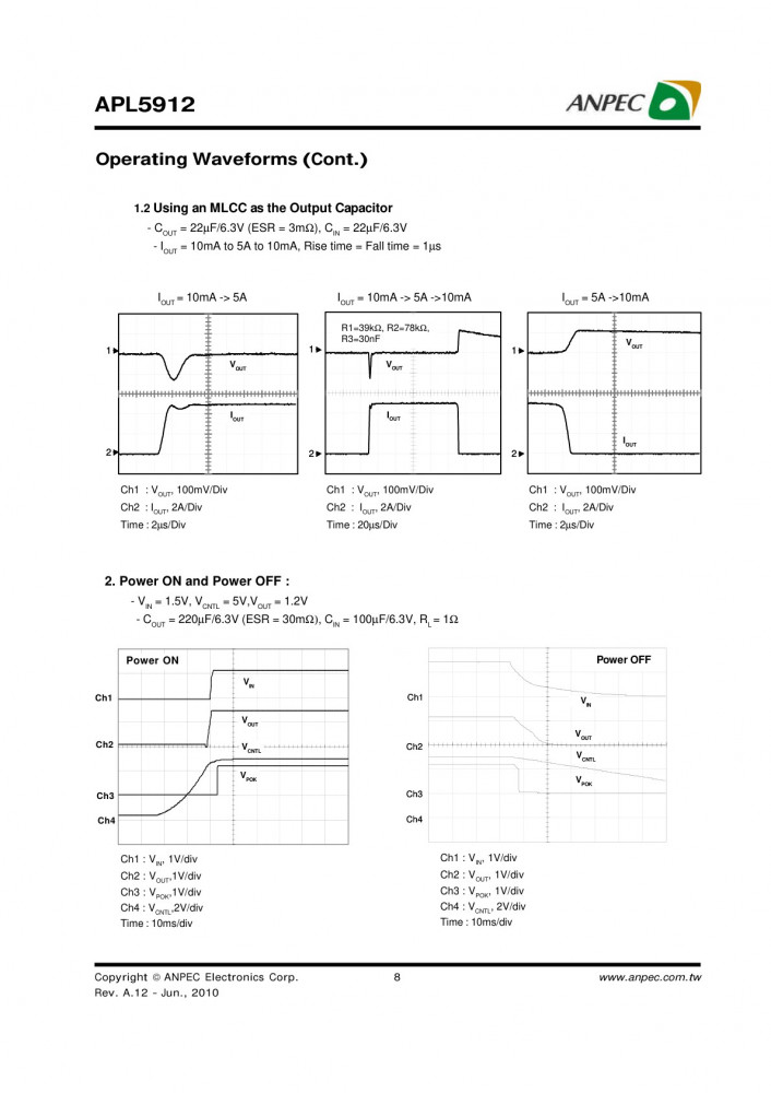 APL5912 datasheet page 8