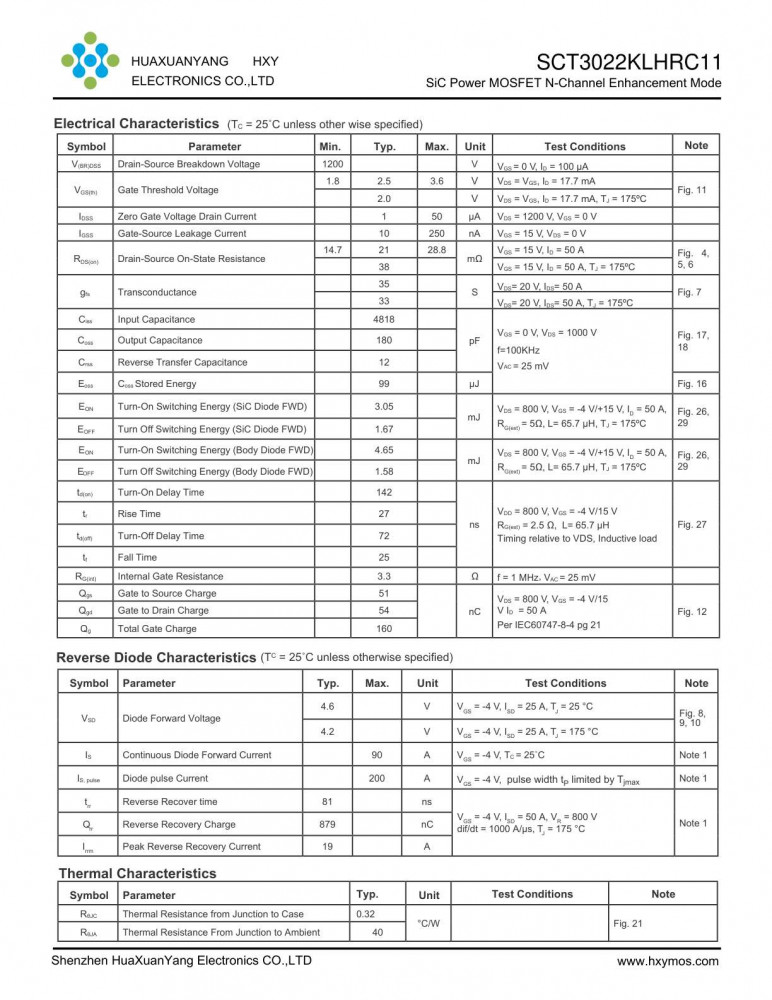 SCT3022KLHRC11-HXY datasheet page 2