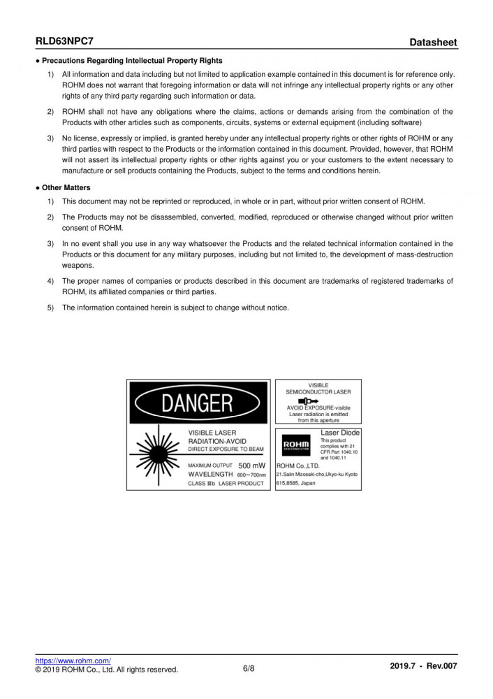 RLD63NPC7-00A datasheet page 6