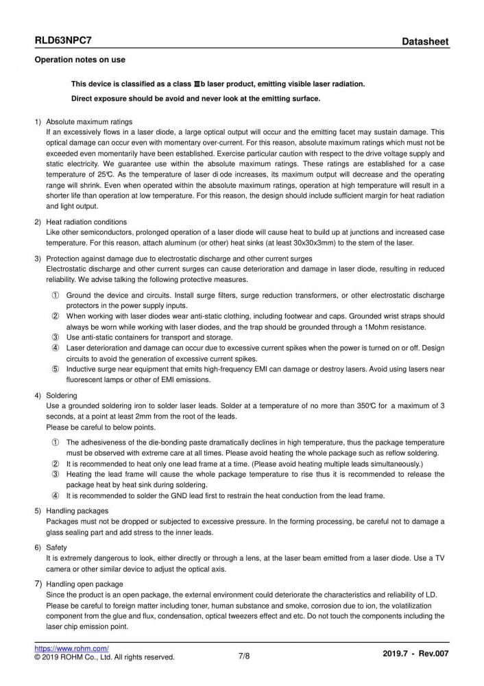 RLD63NPC7-00A datasheet page 7