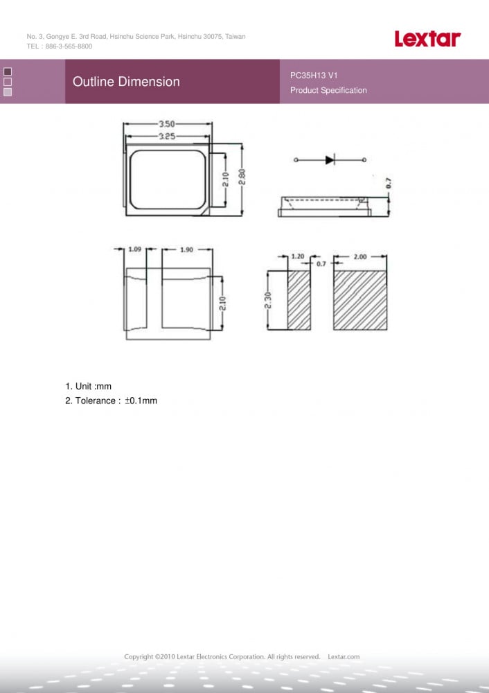 PC35H13-V1 datasheet page 3