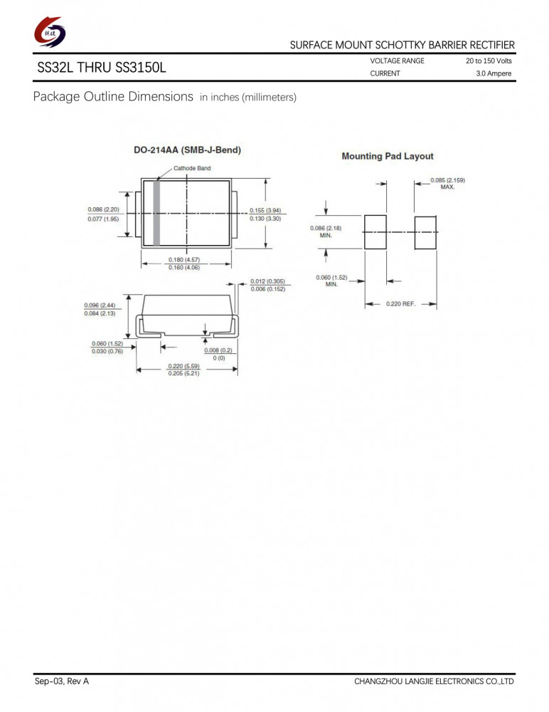 SS34L datasheet page 3