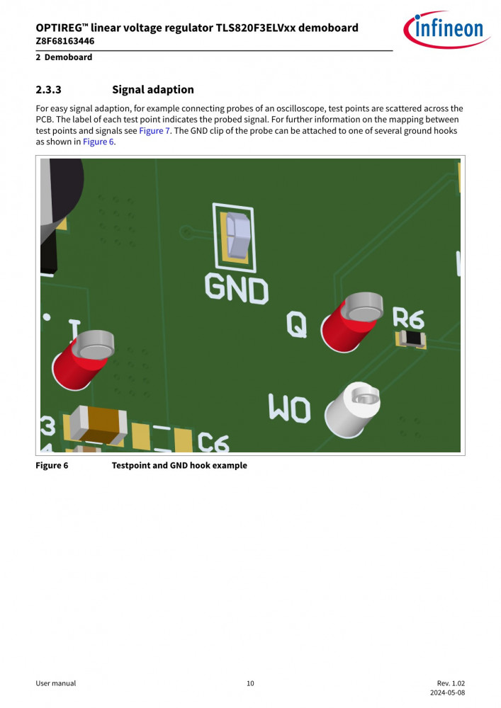 TLS820F3ELVxx demoboard document page 10