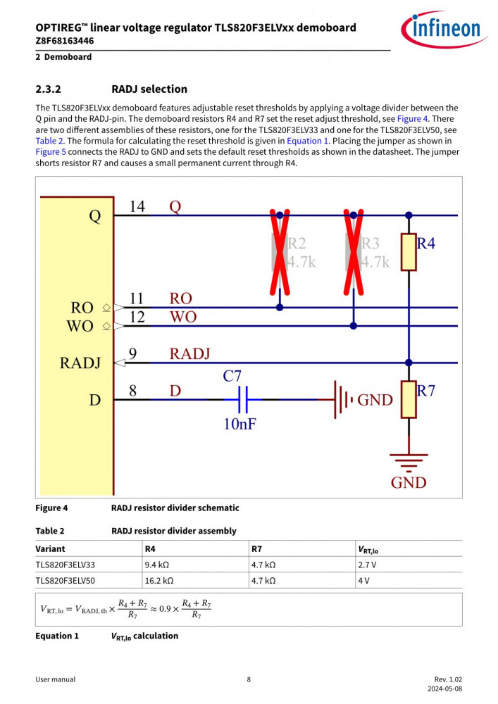 TLS820F3ELVxx demoboard document page 8