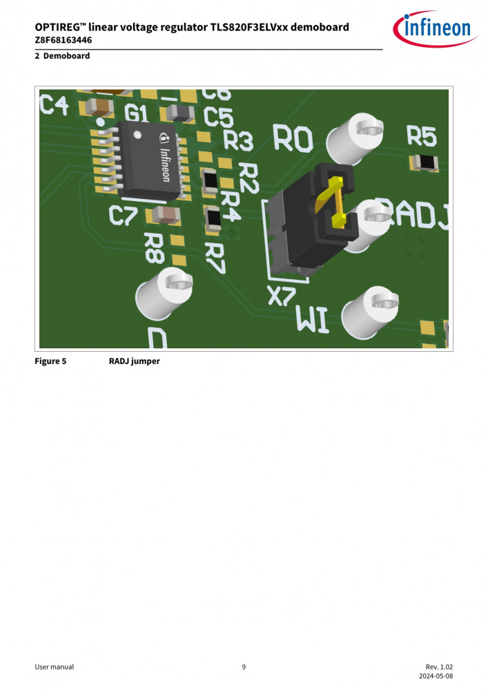 TLS820F3ELVxx demoboard document page 9
