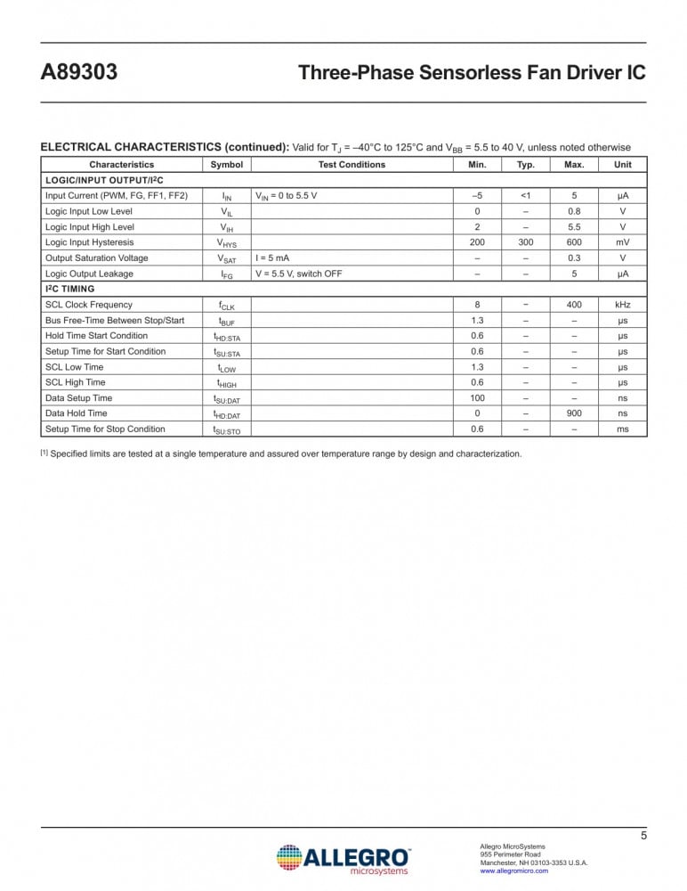 A89303 datasheet page 5