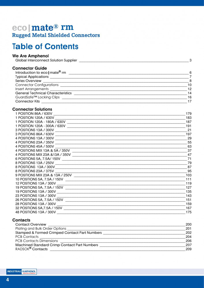 Amphenol eco|mate rm technical document page 4