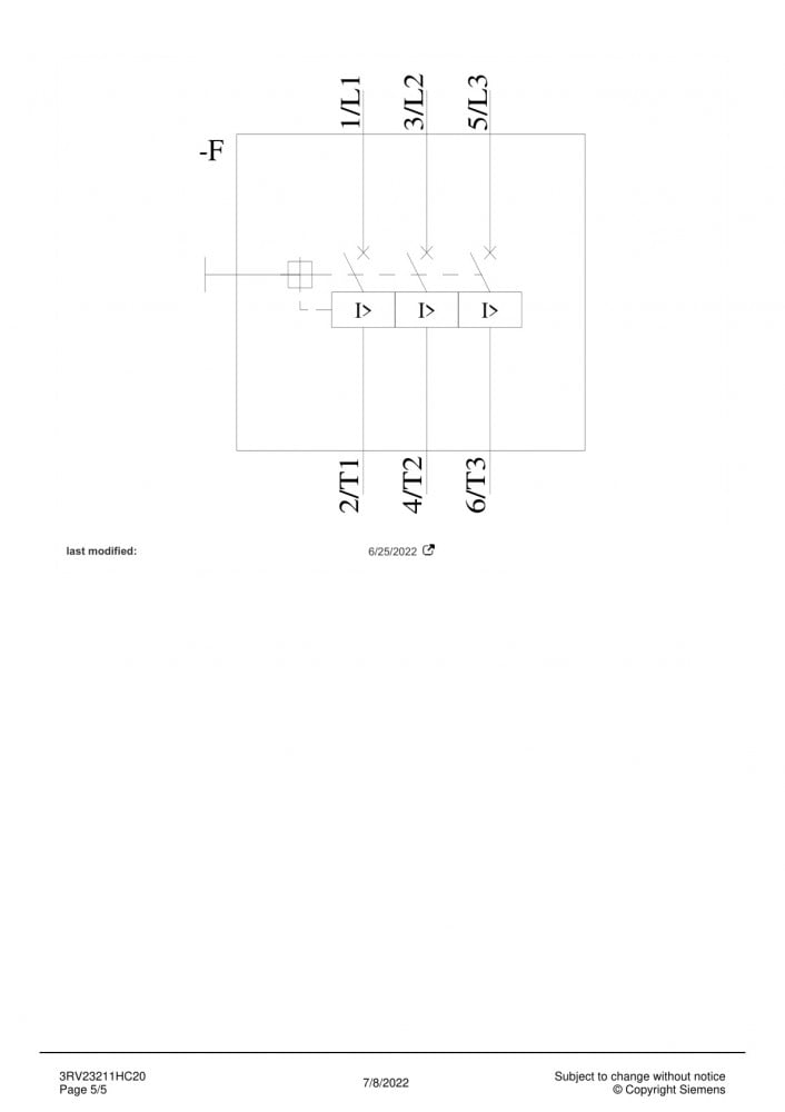 3RV23211HC20 technical document page 5