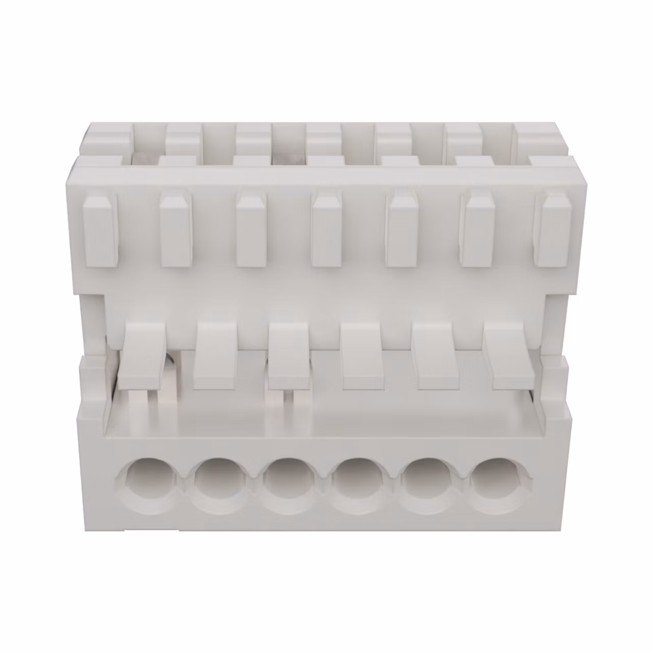 Appli-Mate RAST 2.5 IDT Housing, 2.50mm Pitch, Direct/Indirect, Female, 6 Circuits, All Position Keys, Voided Circuits 2, 4, 5 and 6 for sale