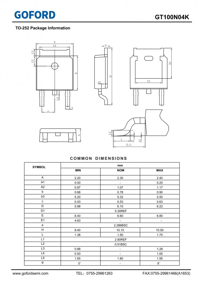 GT100N04K datasheet page 6