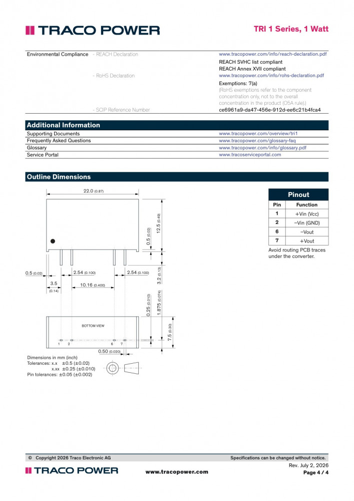 TRI 1-0512 technical document page 4