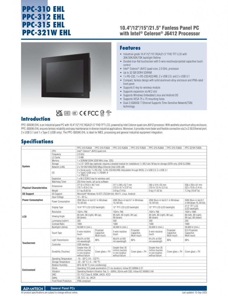 PPC-300 EHL document page 1