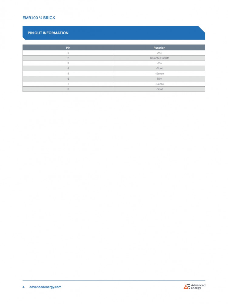ERM100 datasheet page 4