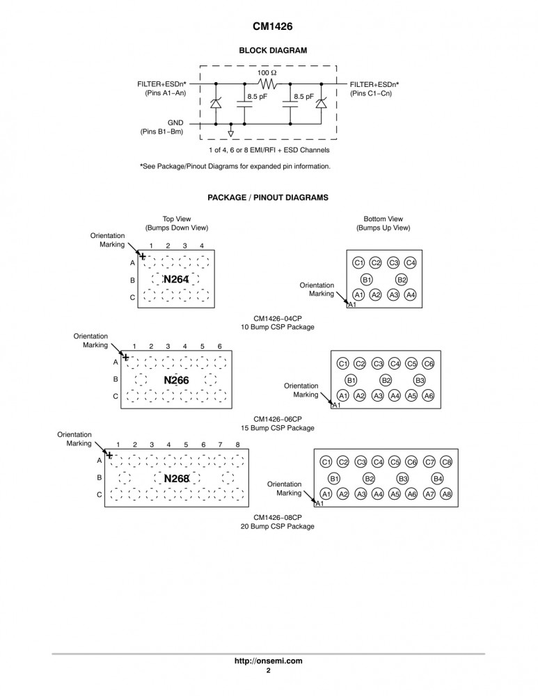 CM1426 datasheet page 3