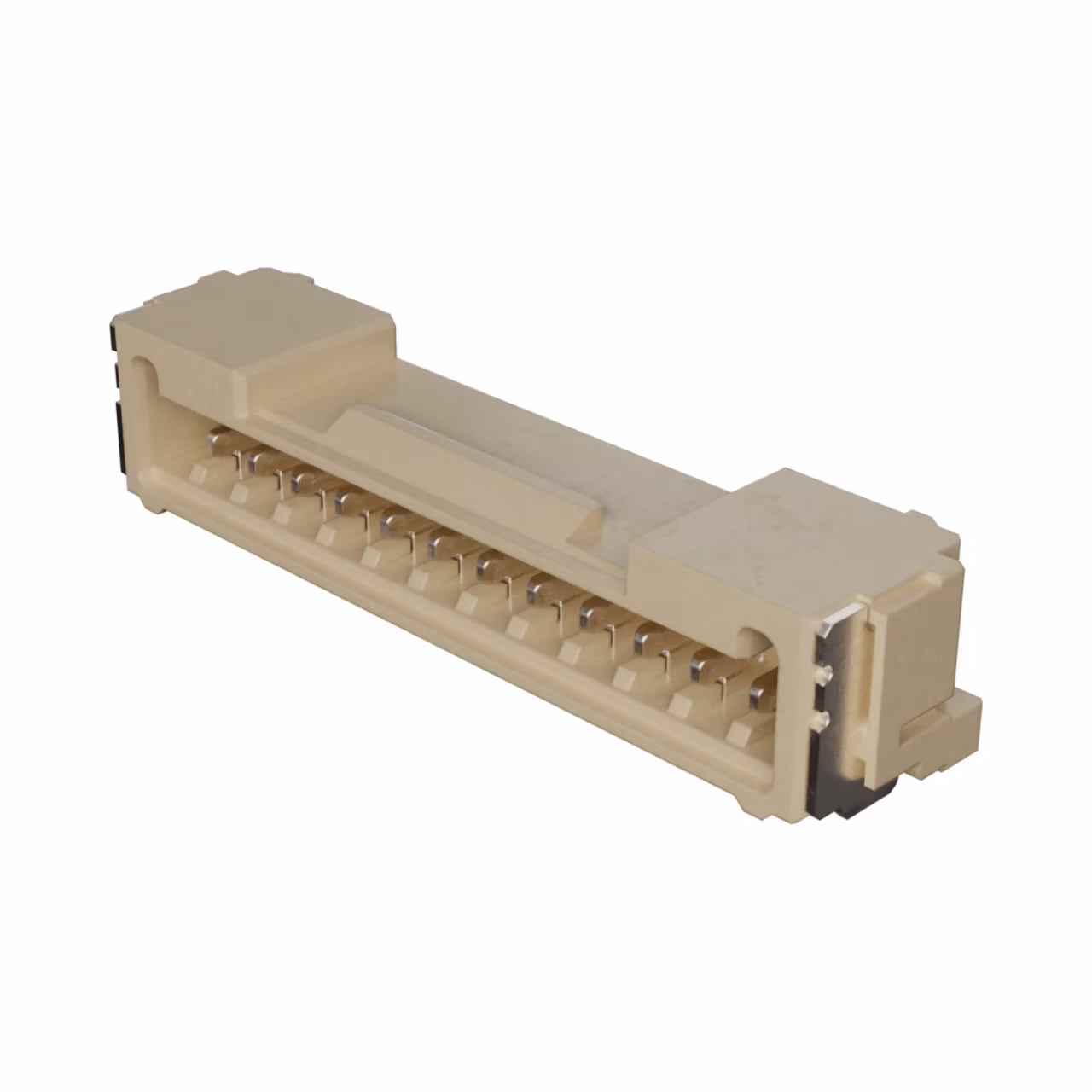Micro-Lock 1.25mm Pitch Single-Row Right-Angle Header, Beige, 12 Circuits for sale