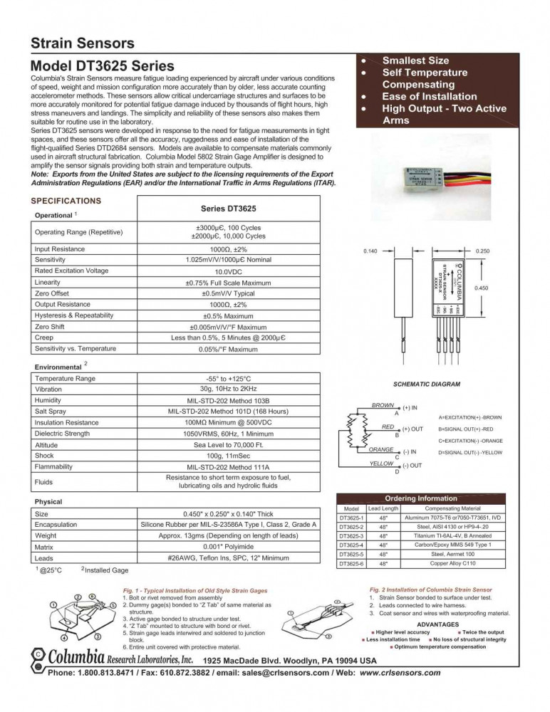 DT3625 Series technical document preview