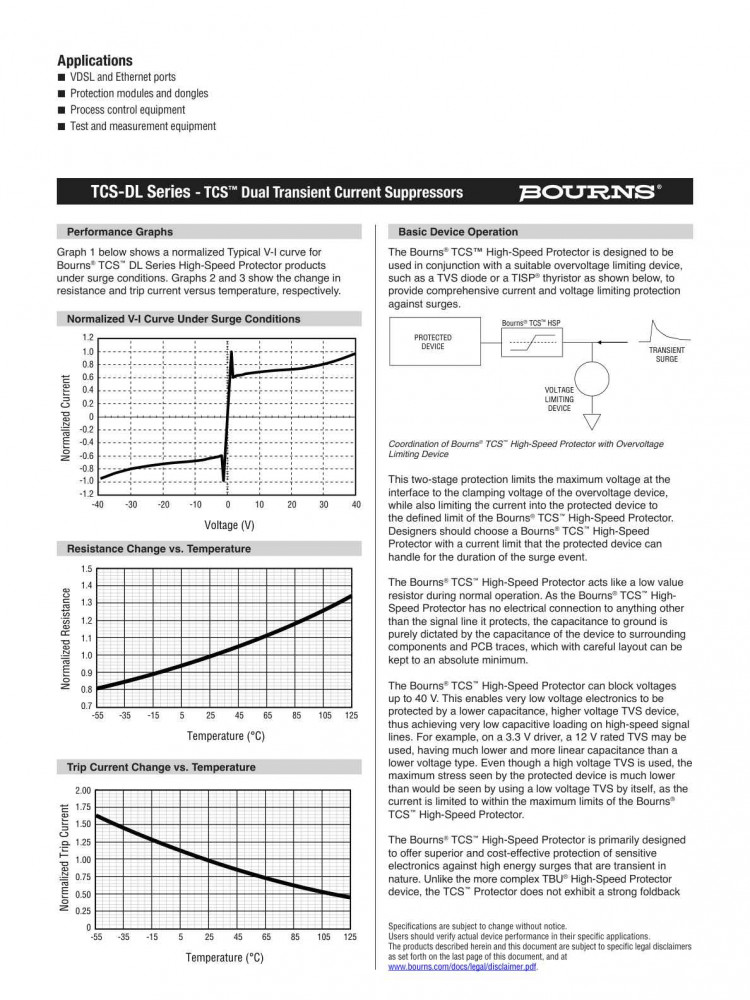 TCS-DL series datasheet page 2