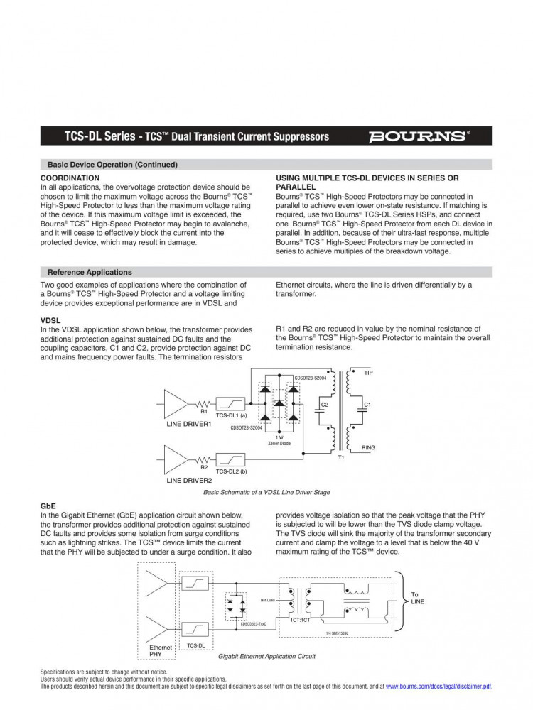 TCS-DL series datasheet page 4