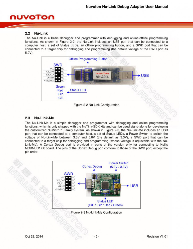 NU-LINK manual page 5