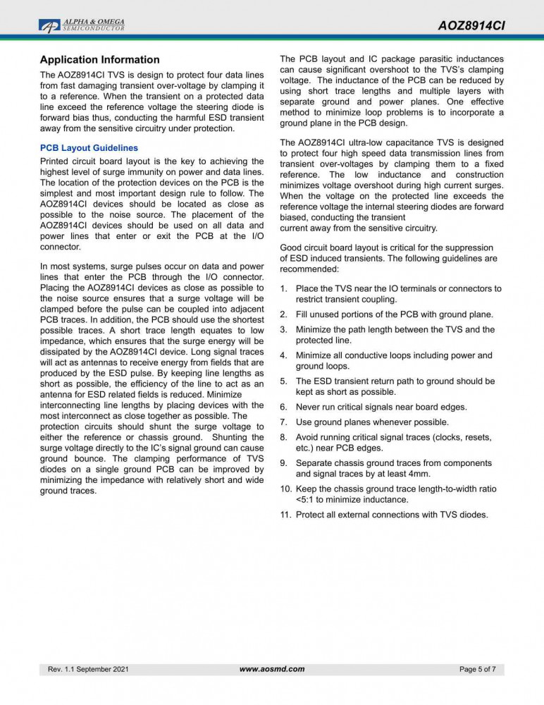 AOZ8914CI datasheet page 5