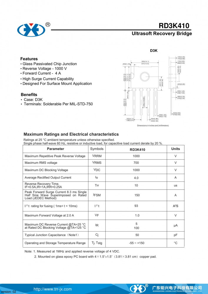 RD3K410 datasheet page 1