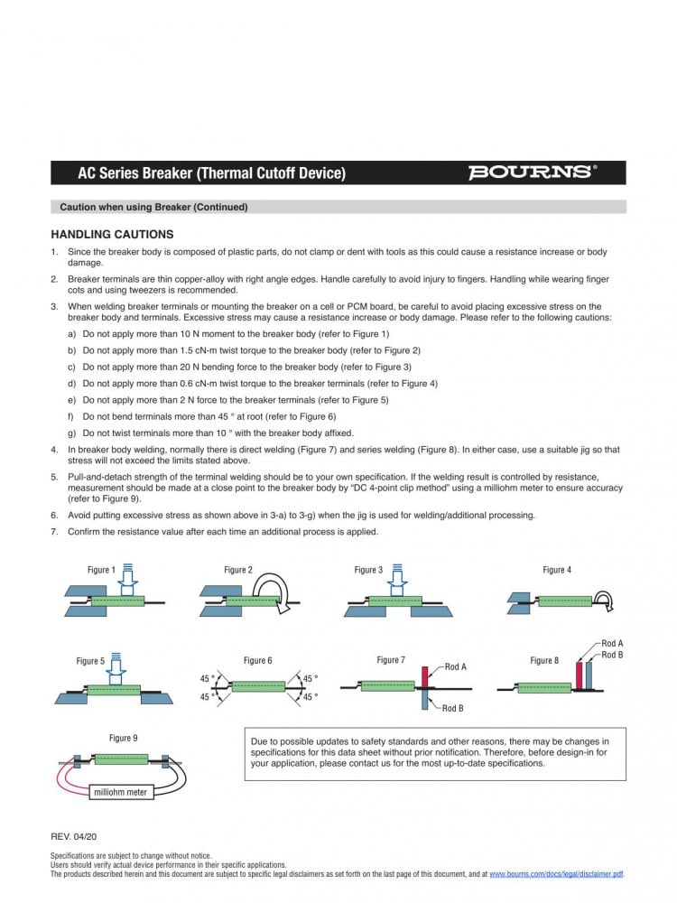 BOURNS AC Series datasheet page 5