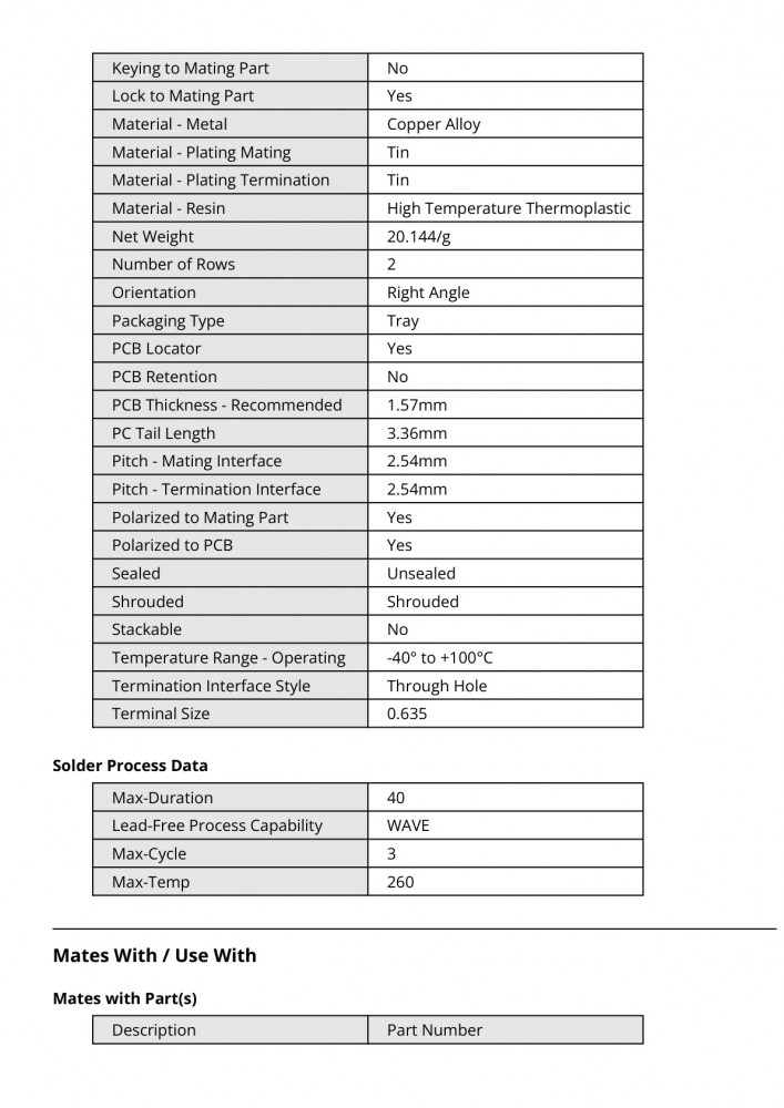 MOLEX 347083083 technical document image, page 3