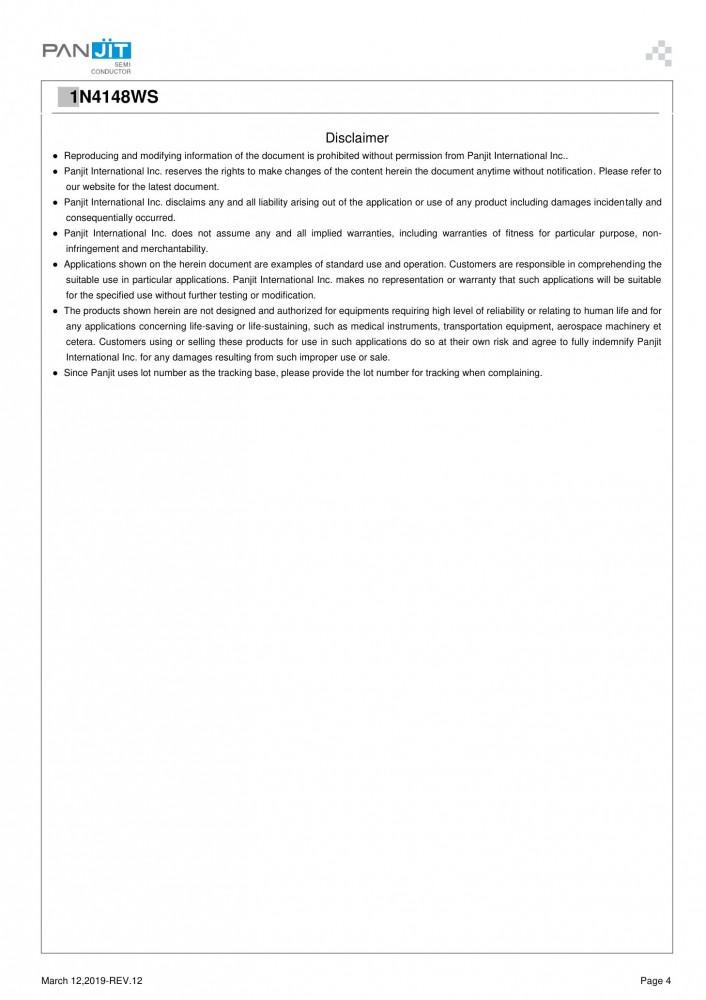 1N4148WS datasheet page 4