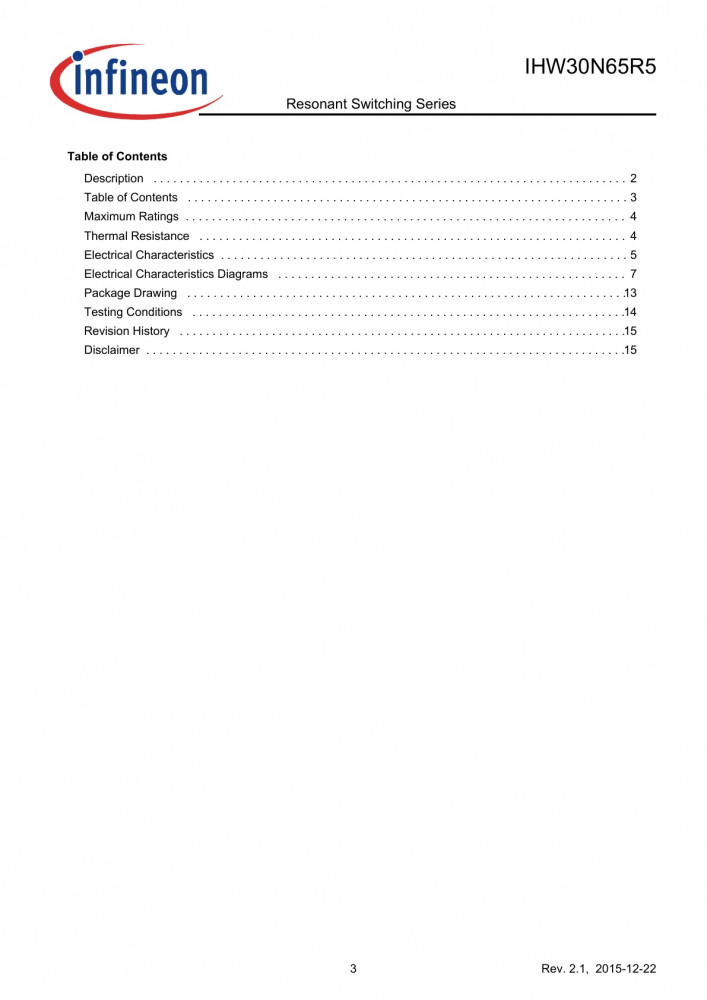 IHW30N65R5 datasheet page 3