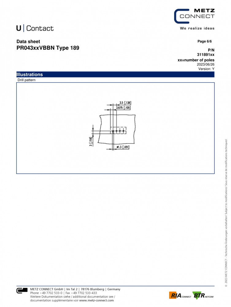 METZ CONNECT 31189103 datasheet page 6